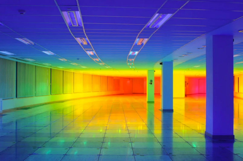 Our Color: Immersive Rainbow Light Installation by Liz West | Daily ...
