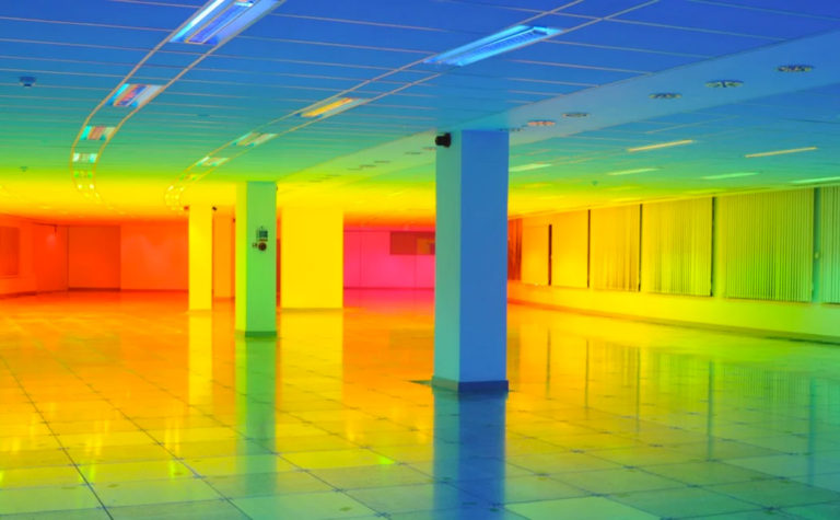 Our Color: Immersive Rainbow Light Installation by Liz West | Daily ...