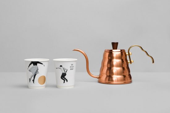 The Penny Drop Cafe Branding by Pop & Pac | Daily design inspiration ...