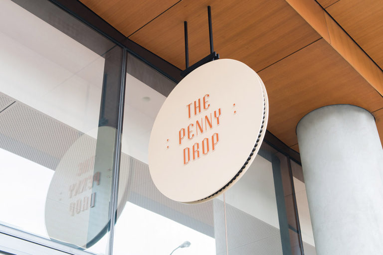 The Penny Drop Cafe Branding by Pop & Pac | Daily design inspiration ...