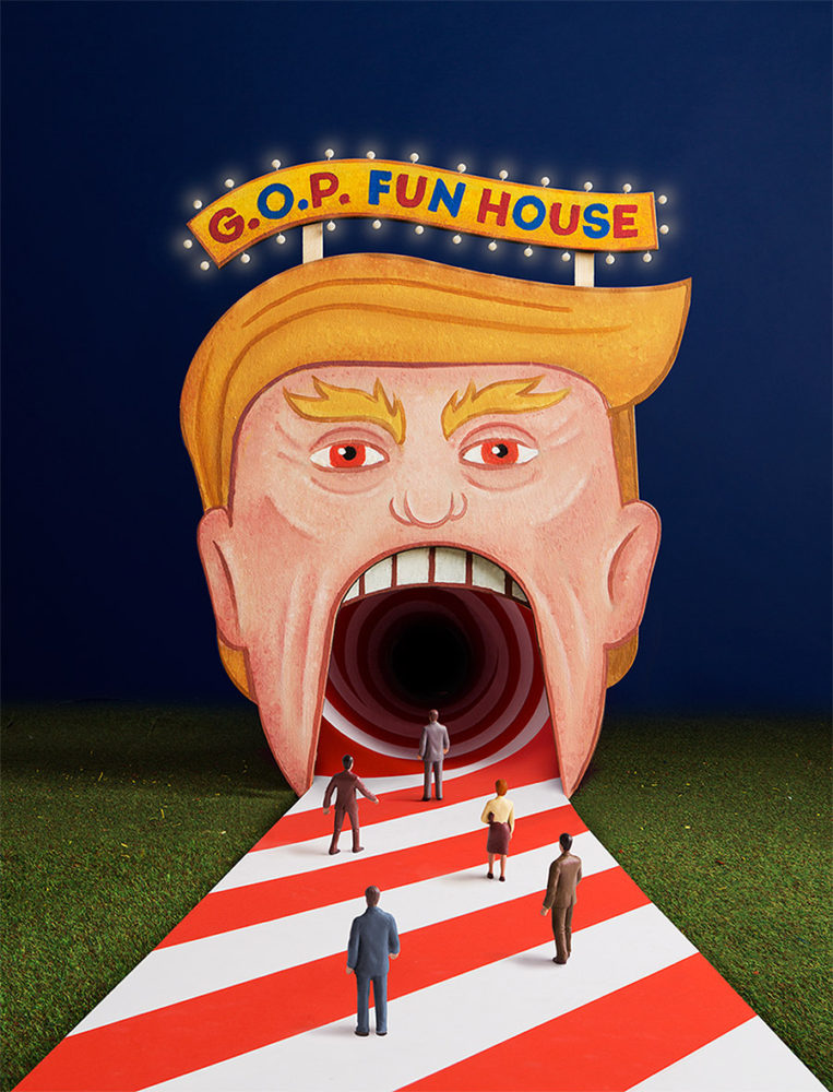 Donald Trump New York Times Cover by Sagmeister & Walsh | Daily design ...