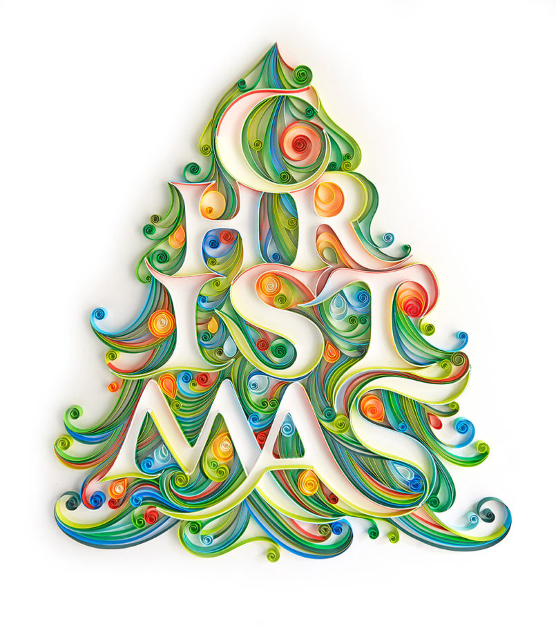 Typographic Paper Artworks by Sabeena Karnik | Daily design inspiration ...