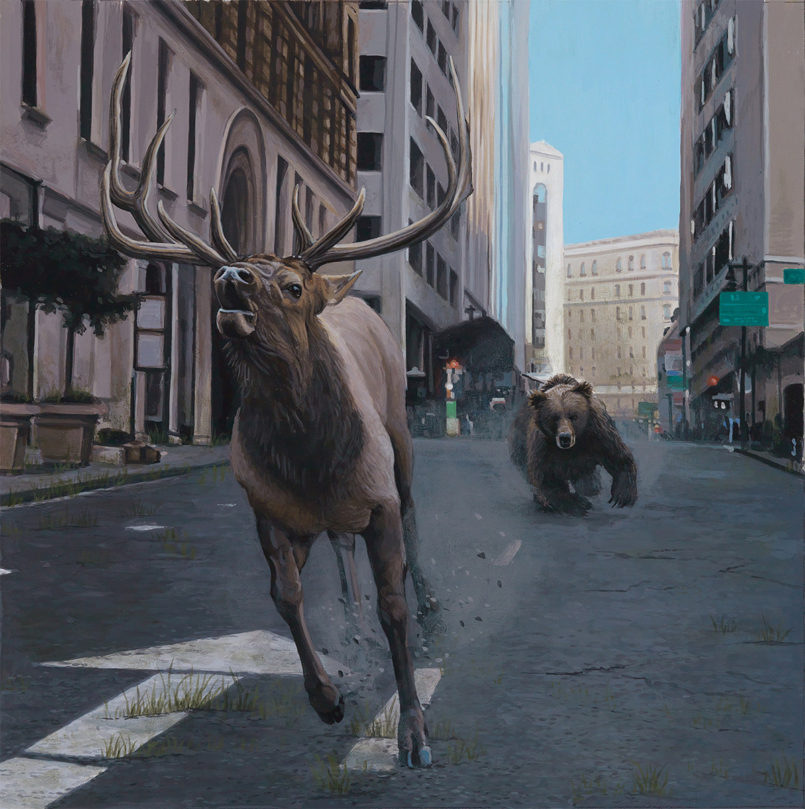 Thought-Provoking Paintings by Josh Keyes | Daily design inspiration ...