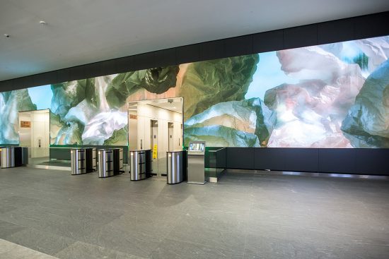 Salesforce Video Wall: Digital Art Installation by Obscura | Daily ...
