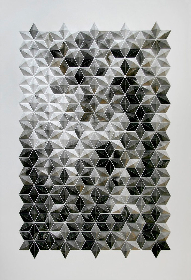 Gorgeous Geometric Paper Sculptures by Matthew Shlian | Daily design ...