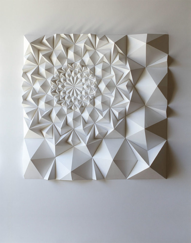 Gorgeous Geometric Paper Sculptures by Matthew Shlian | Daily design ...