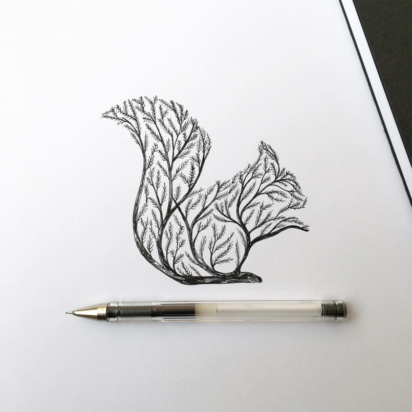 Hand Drawn Animal Illustrations by Alfred Basha | Daily design ...