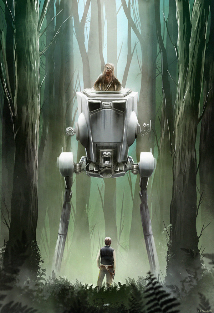Star Wars Perspectives: Illustrations by Andy Fairhurst | Daily design ...