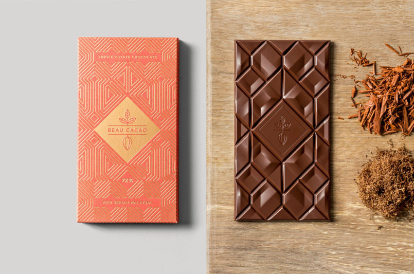 Beau Cacao Packaging & Chocolate Bar Design | Daily design inspiration ...
