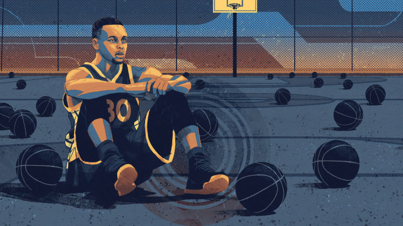 NBA Illustrations by Ryan Simpson | Daily design inspiration for ...