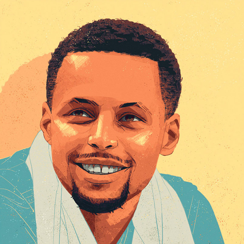 NBA Illustrations by Ryan Simpson | Daily design inspiration for ...