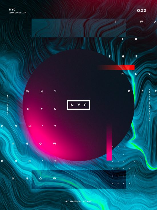 A Poster a Day: Design Project by Magdiel Lopez | Daily design ...