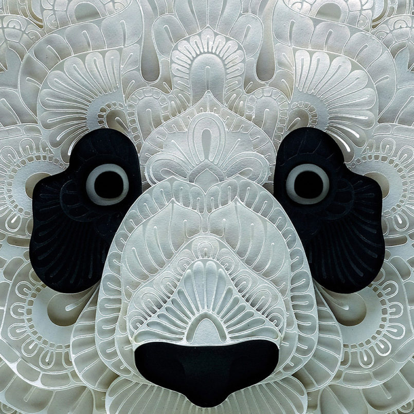 Intricate Papercut Animal Portraits by Patrick Cabral | Daily design ...