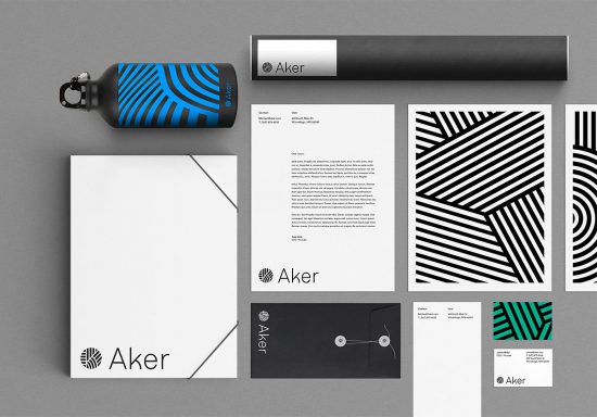 Aker Branding & Interface Design by Clever°Franke | Daily design ...