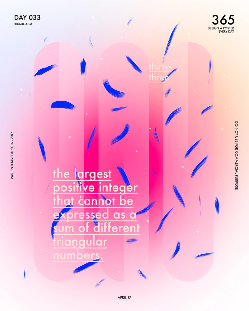 Baugasm by Vasjen Katro: One Poster a Day for 365 Days | Daily design ...