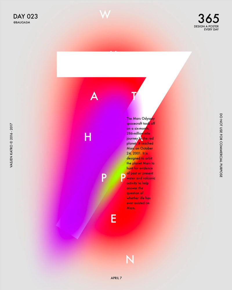 Baugasm by Vasjen Katro: One Poster a Day for 365 Days | Daily design ...