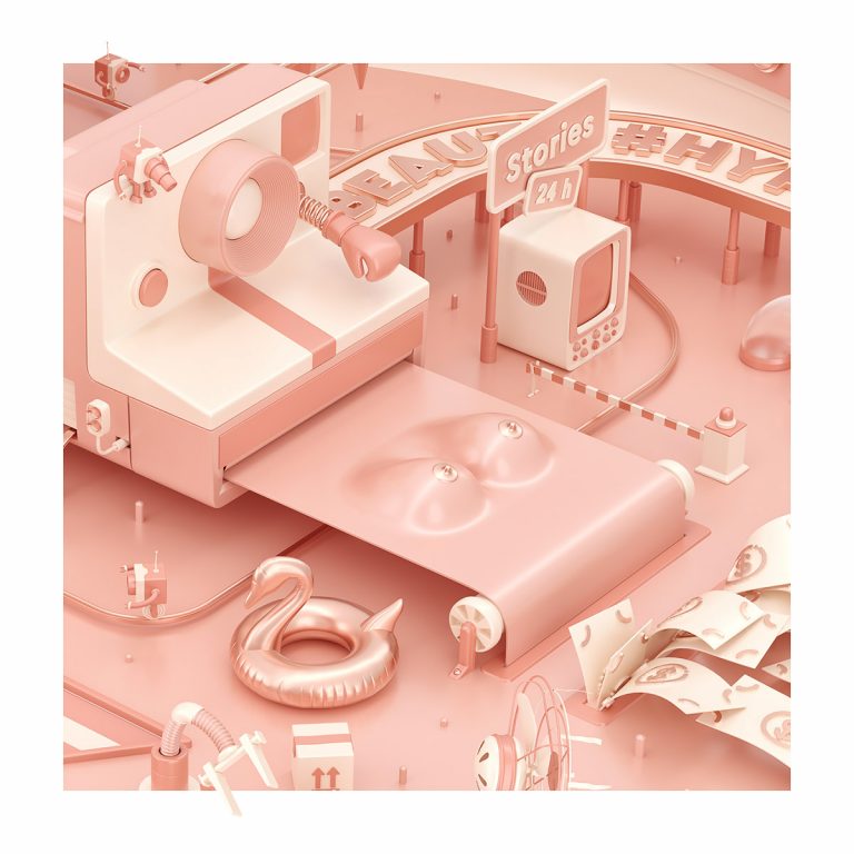 #HYPE: 3D Artwork by Mike Voropaev | Daily design inspiration for creatives | Inspiration Grid