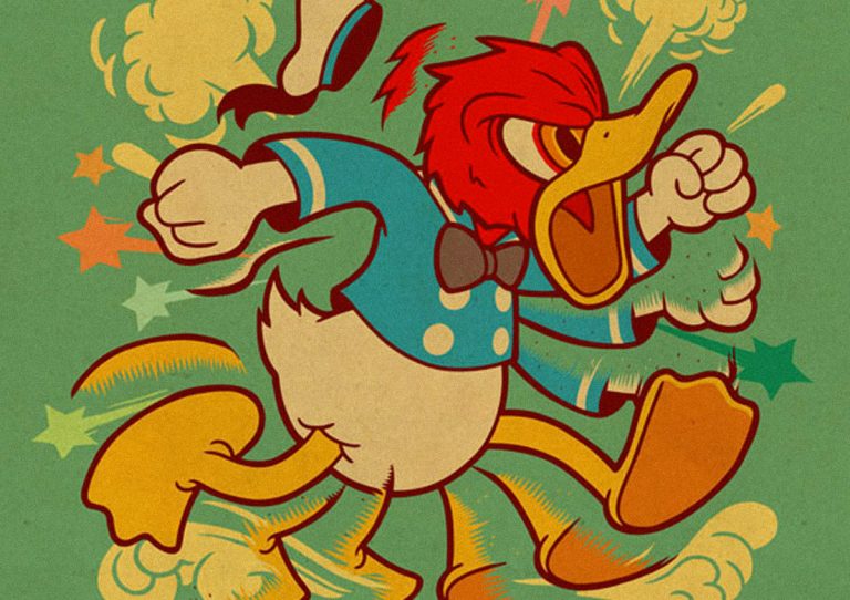 Vintage Style Disney Illustrations by Dave Quiggle | Daily design ...