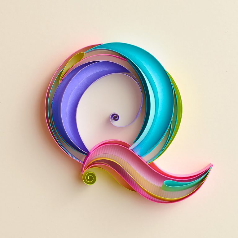 New Typographic Paper Artworks by Sabeena Karnik | Daily design ...