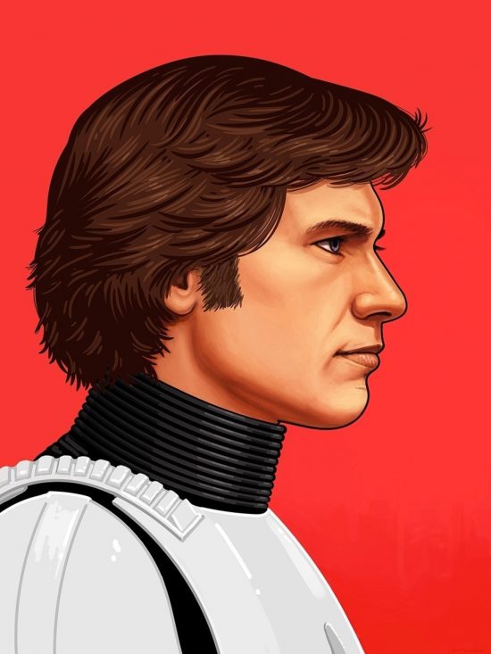 Star Wars Portraits by Mike Mitchell | Daily design inspiration for ...