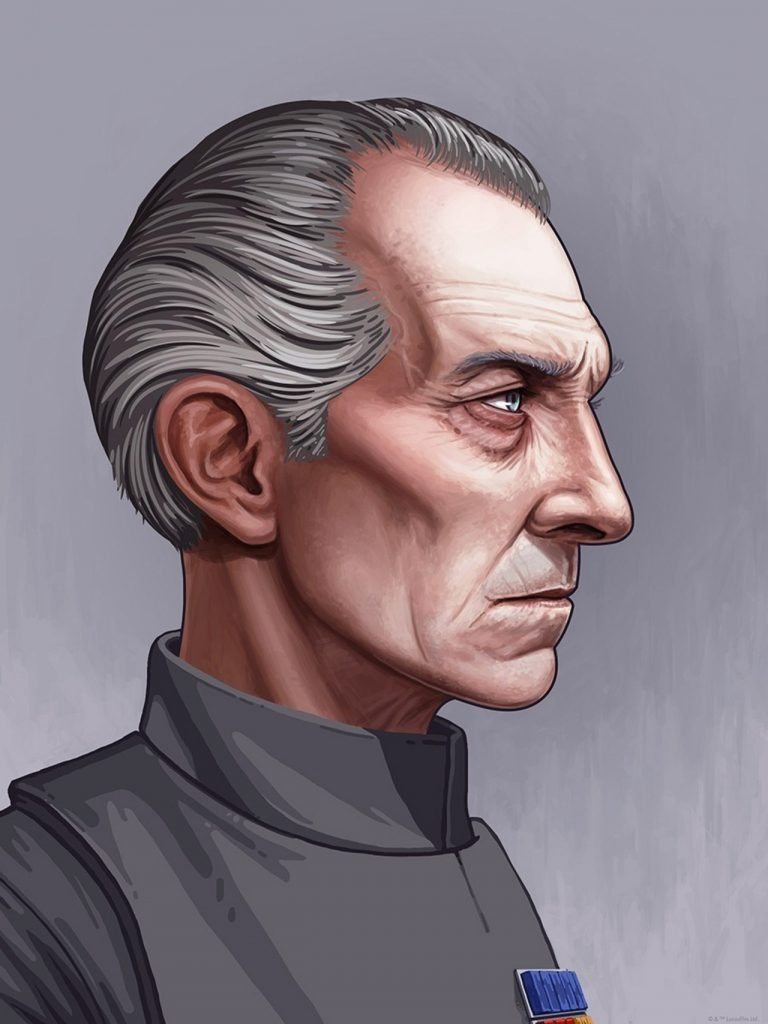 Star Wars Portraits by Mike Mitchell | Daily design inspiration for ...