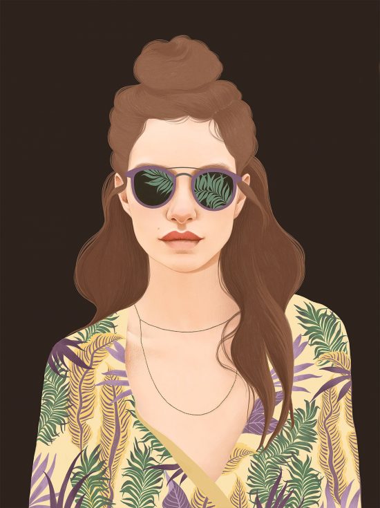 Illustrated Portraits by Mercedes deBellard | Daily design inspiration ...