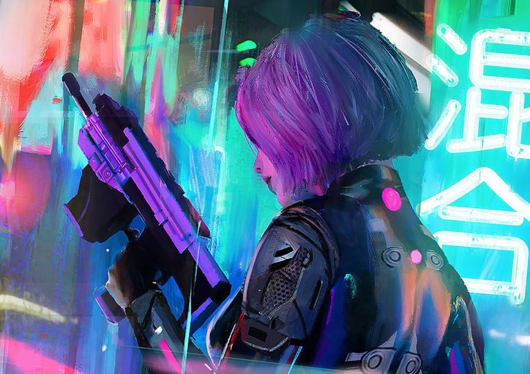 Neon-Noir: Digital Illustrations by Tony Skeor | Daily design ...