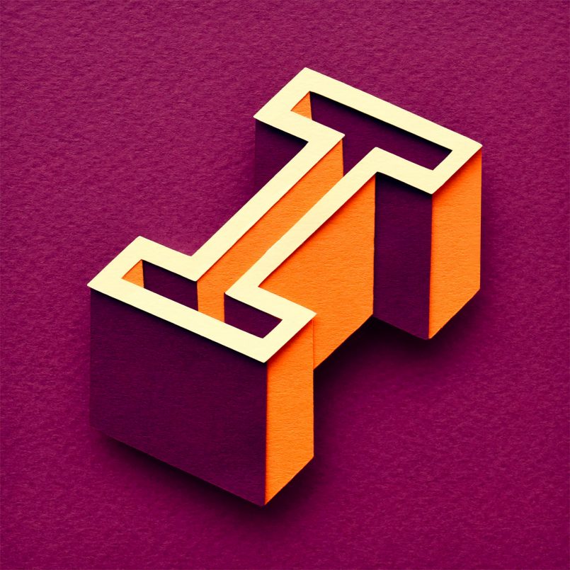 Outside Lands: Creative Paper Typography by Owen Gildersleeve | Daily ...
