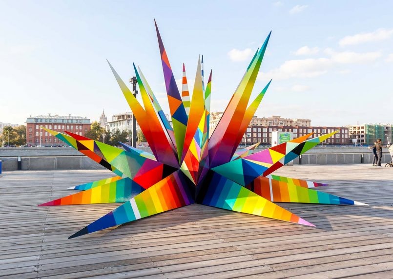 Geometric Sculptures & Murals by Okuda San Miguel | Daily design ...