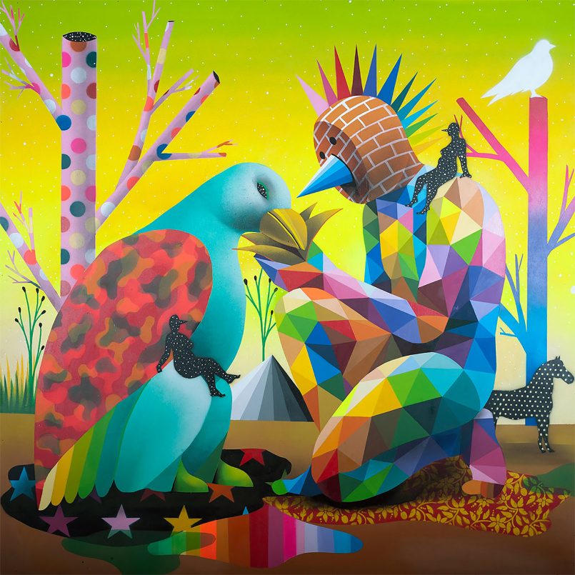 Geometric Sculptures & Murals by Okuda San Miguel | Daily design ...