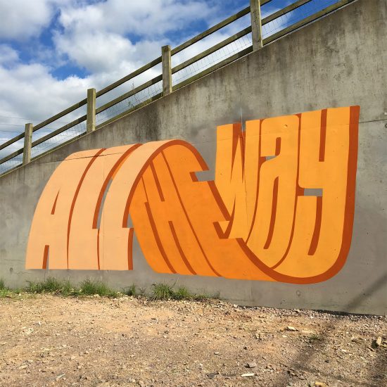Incredible Multi-Layered Lettering Murals by Pref | Daily design ...