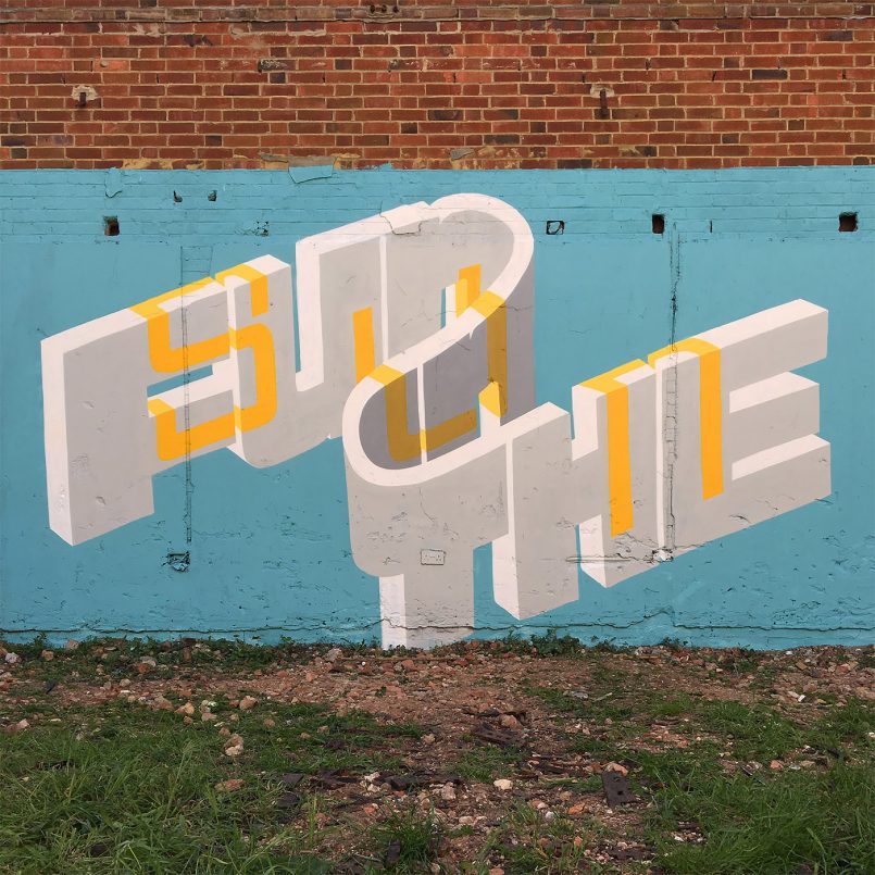 Incredible Multi-Layered Lettering Murals by Pref | Daily design ...