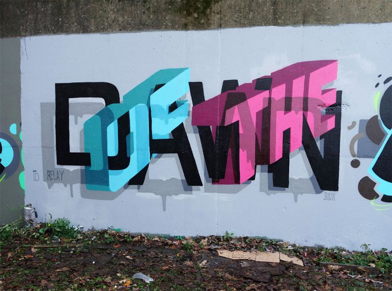 Incredible Multi-Layered Lettering Murals by Pref | Daily design ...