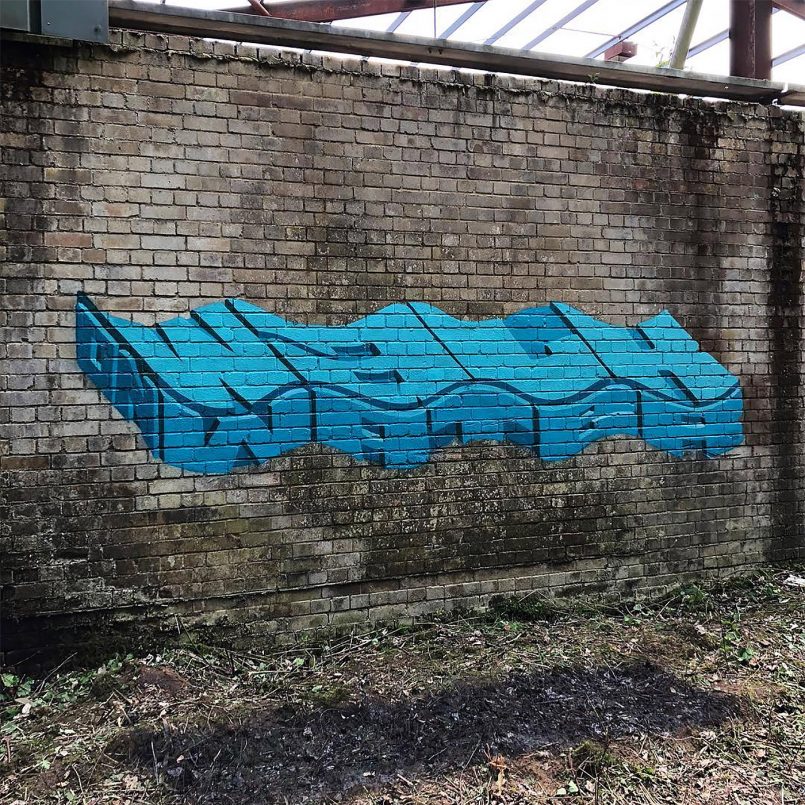 Incredible Multi-Layered Lettering Murals by Pref | Daily design ...