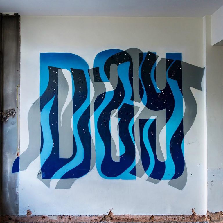 Incredible Multi-Layered Lettering Murals by Pref | Daily design ...