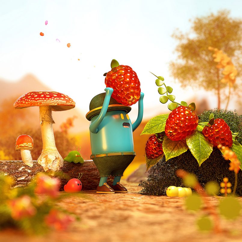 Living Things + Technology: Digital Illustrations by Ryogo Toyoda ...