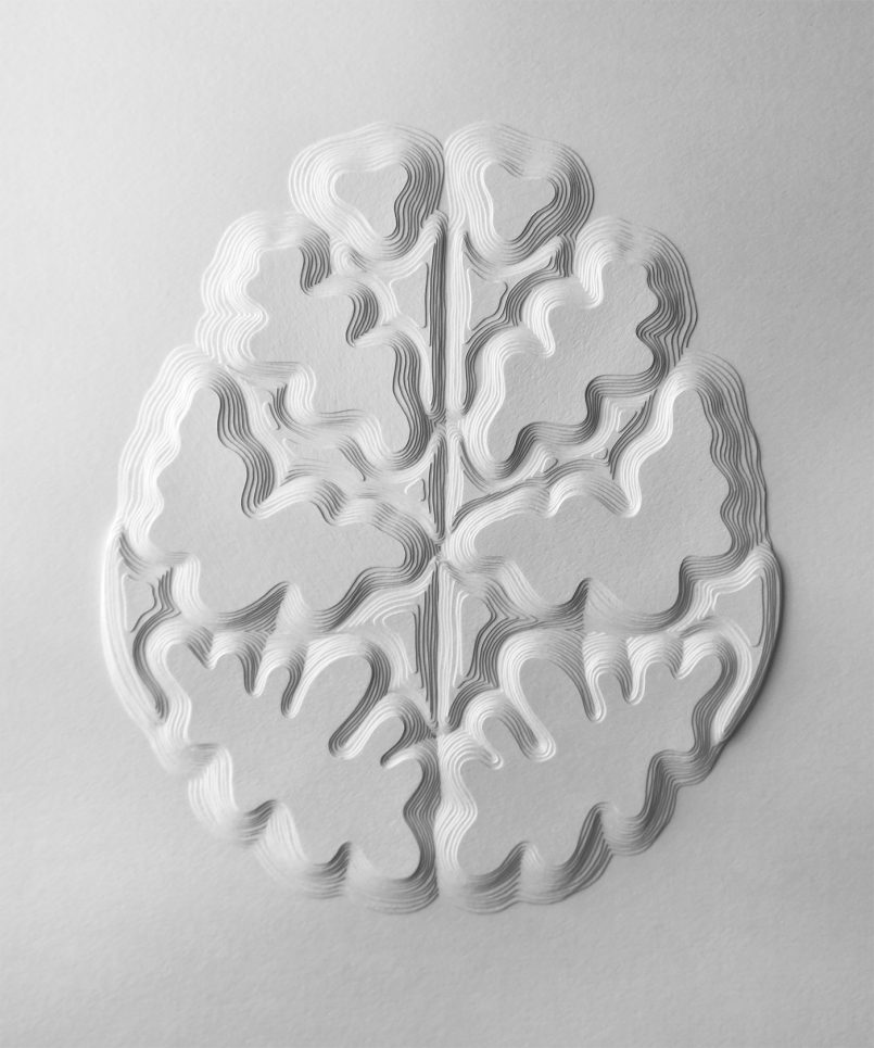 Mindscapes: Paper Brain Artworks by Elsa Mora | Daily design ...