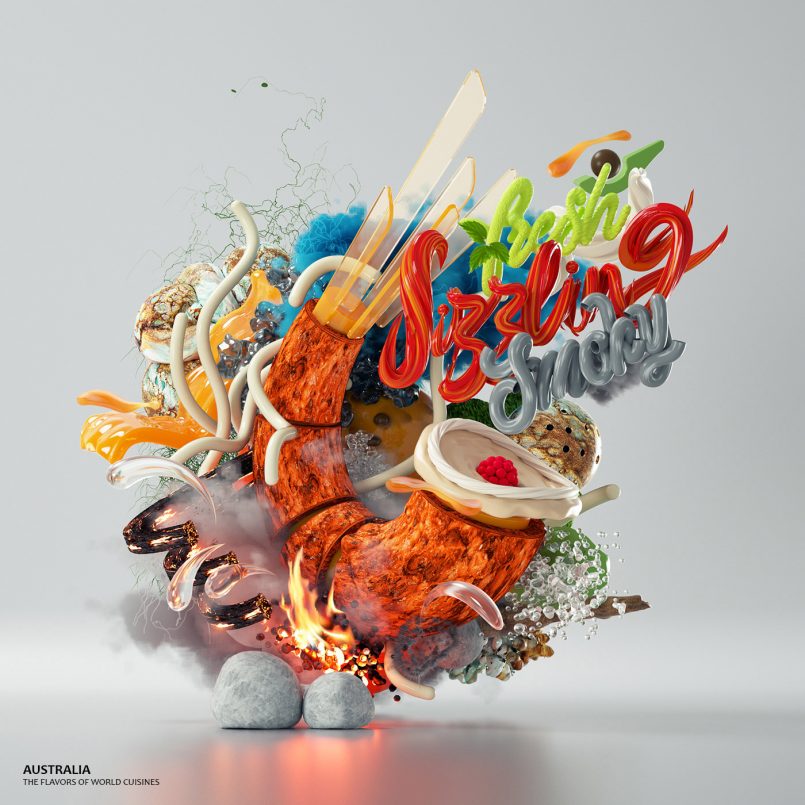 Flavors of the World: Digital Art by Omar Aqil & Povilas Daknys | Daily ...