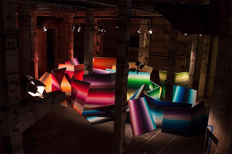 Large-Scale Chromatic Art Installations by Quintessenz | Daily design ...