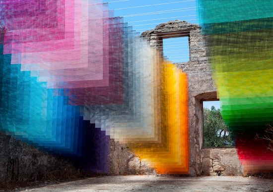 Large-Scale Chromatic Art Installations by Quintessenz | Daily design ...