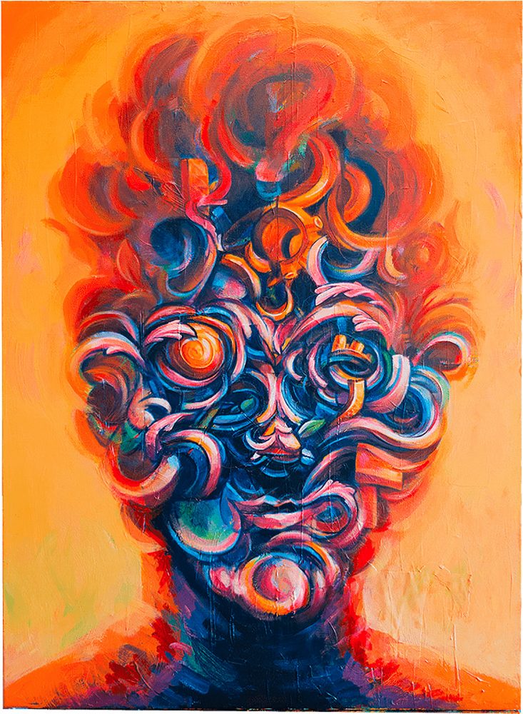 Abstract Portraits: Powerful Paintings by Mathijs Vissers | Daily ...