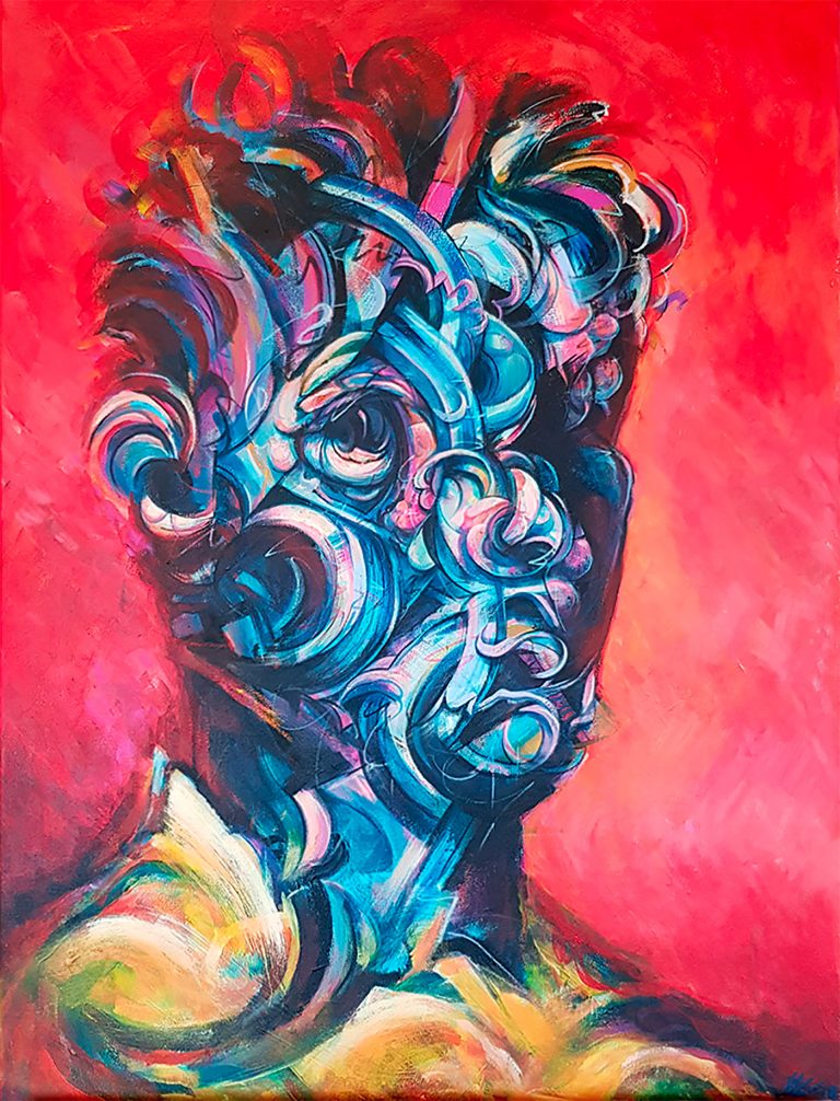 Abstract Portraits: Powerful Paintings by Mathijs Vissers | Daily ...
