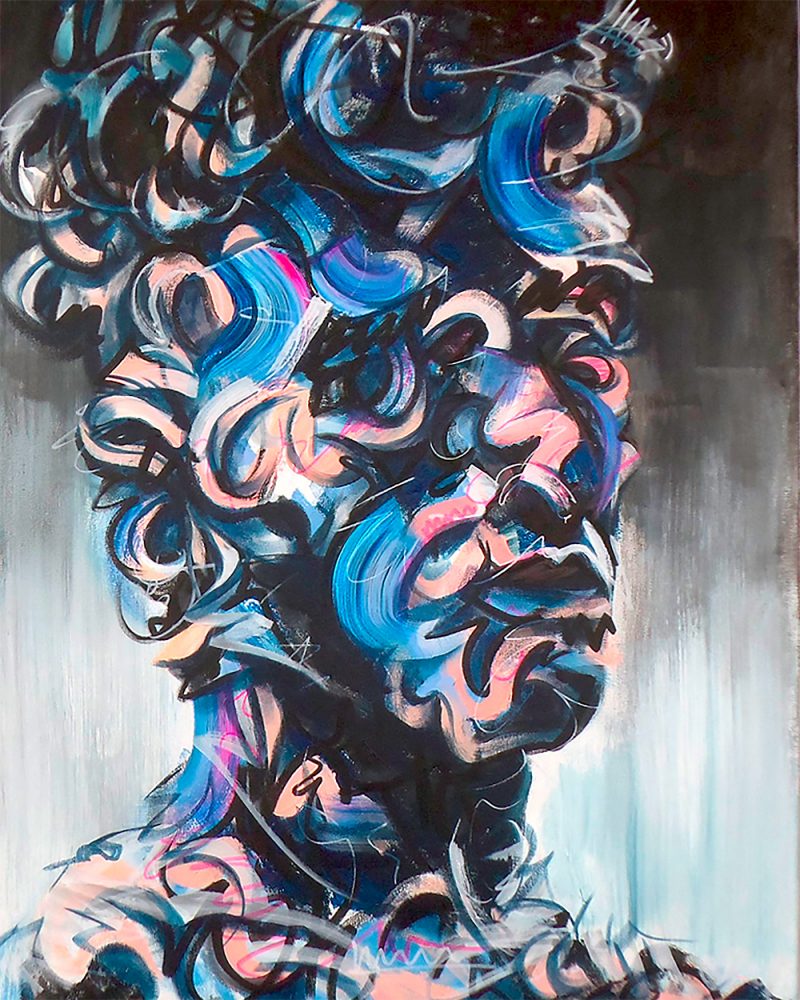 Abstract Portraits: Powerful Paintings by Mathijs Vissers | Daily ...