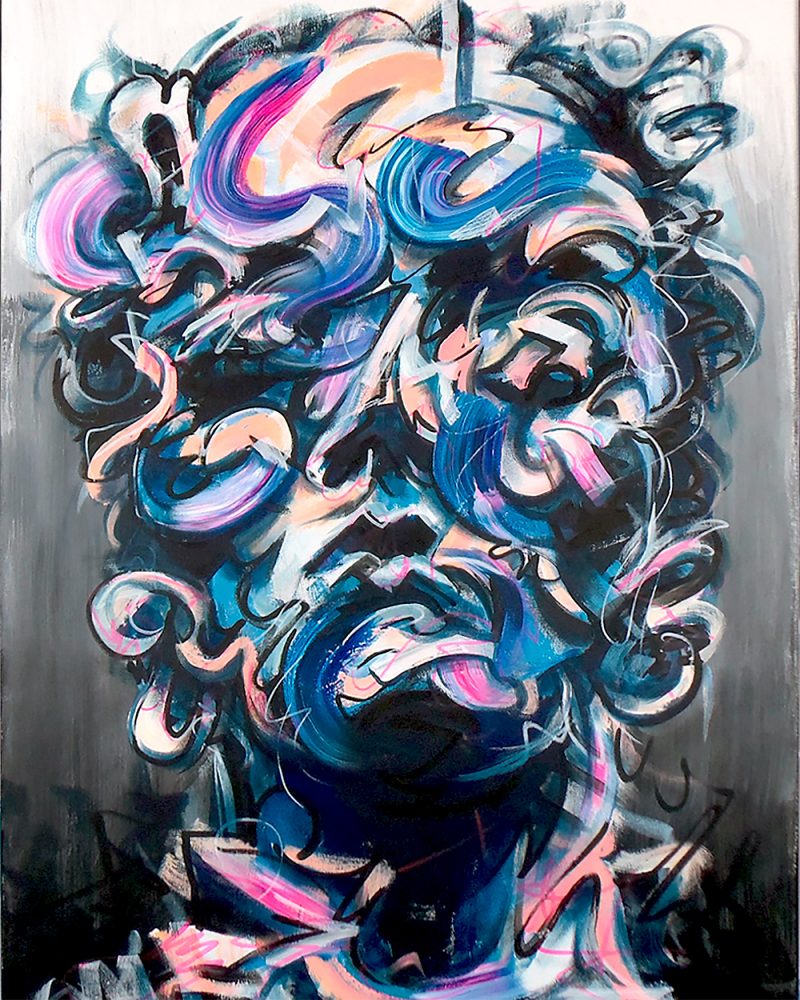 Abstract Portraits: Powerful Paintings by Mathijs Vissers | Daily ...