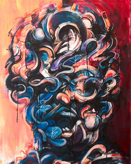 Abstract Portraits: Powerful Paintings by Mathijs Vissers | Daily ...