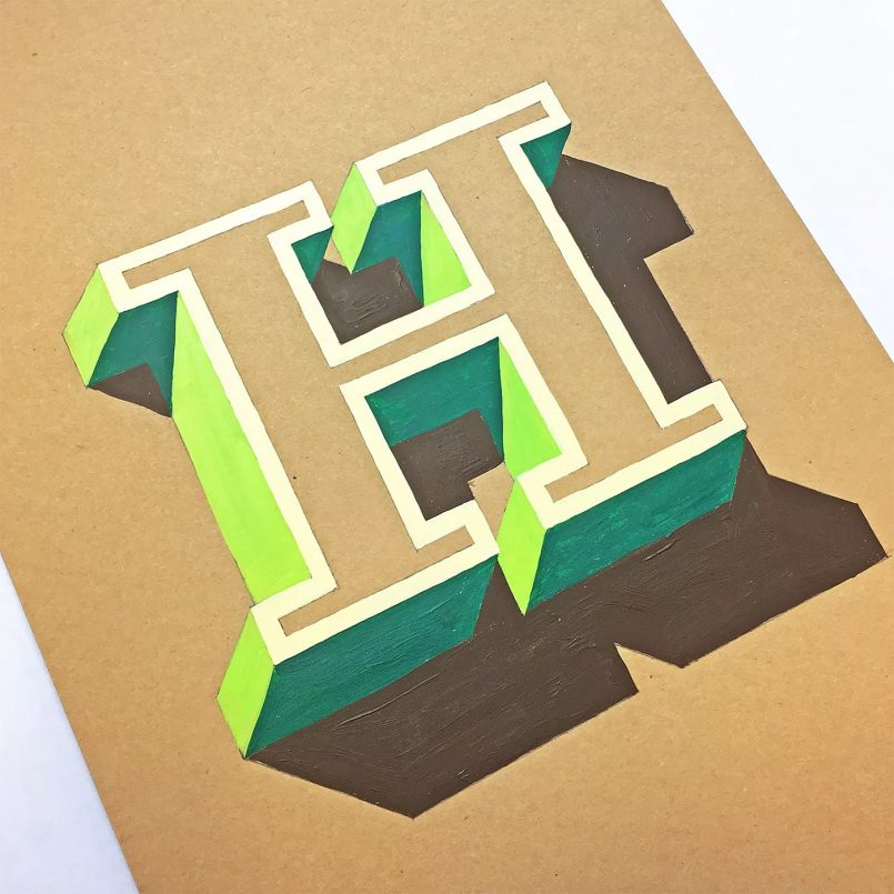 3D Hand-Lettering by James Lewis | Daily design inspiration for ...