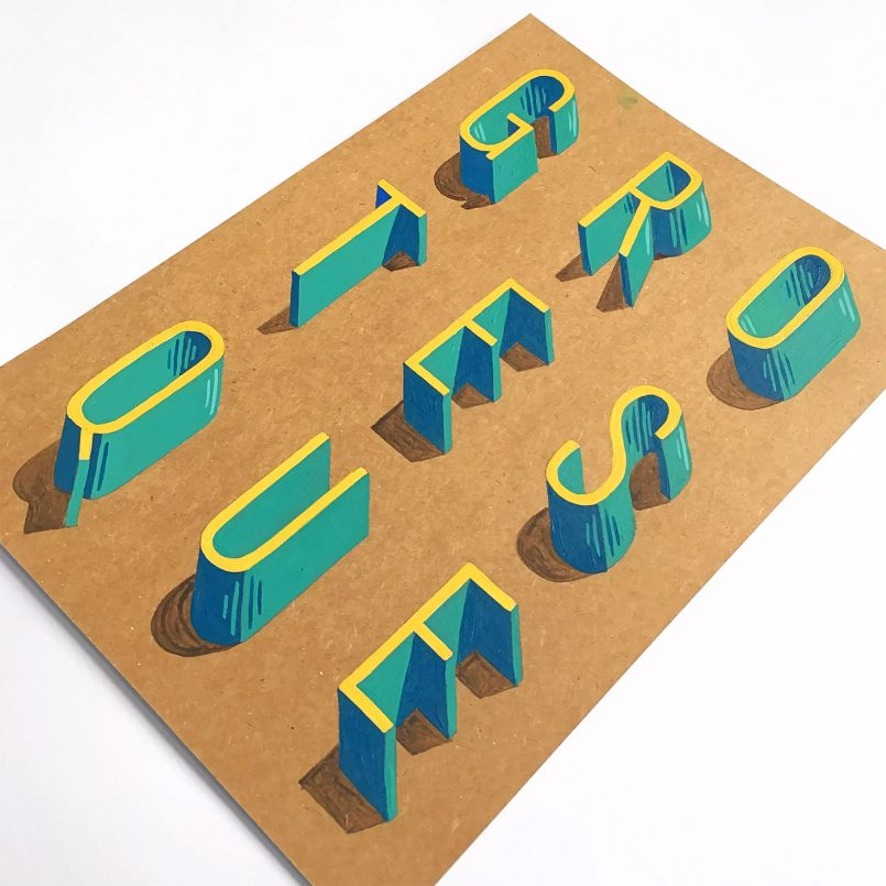 3D Hand-Lettering by James Lewis | Daily design inspiration for ...