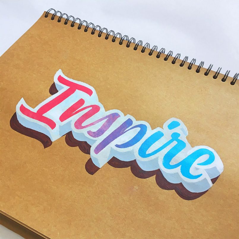 3D Hand-Lettering by James Lewis | Daily design inspiration for ...