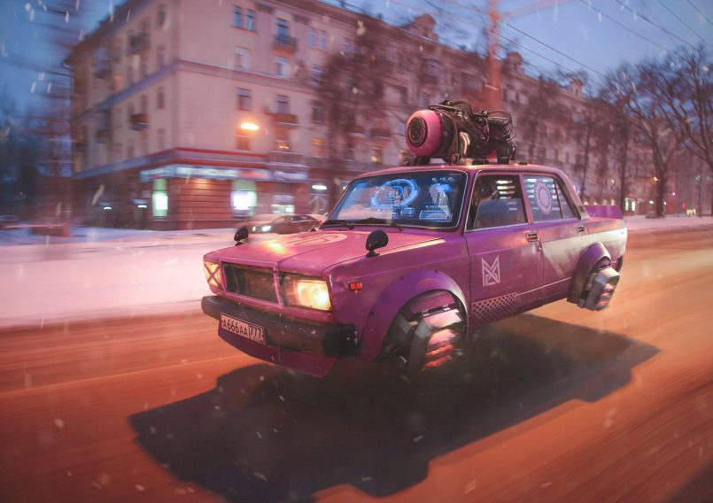 Russia 2077: Cyberpunk Illustrations by MXD Project | Daily design ...