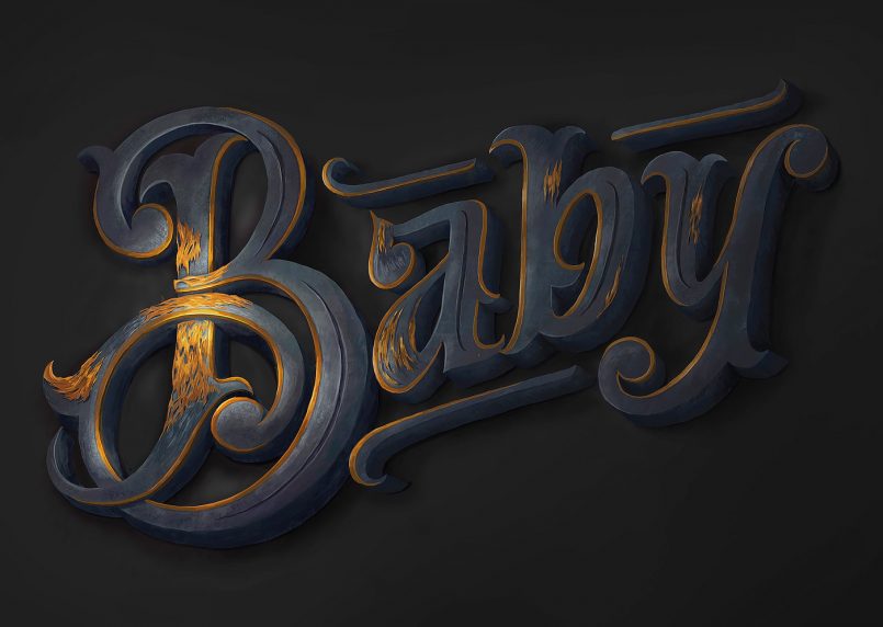 Illustrated Lettering by Biksence Nguyen | Daily design inspiration for ...
